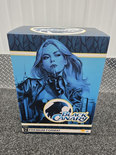 SIDESHOW PREMIUM FORMAT BLACK CANARY EXCLUSIVE 1/4 SCALE STATUE SEALED ...