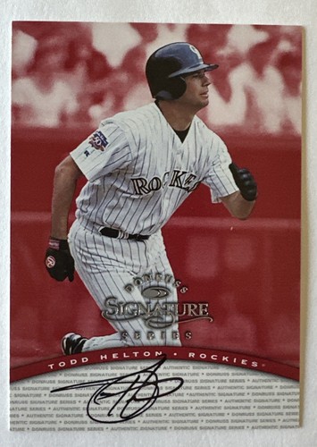 1997 Donruss Signature Series - Authentic Signatures Todd Helton (AU ...