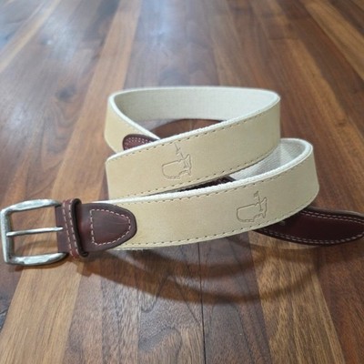 Masters Golf Augusta National Embossed Tan Leather Belt Size 42 | eBay