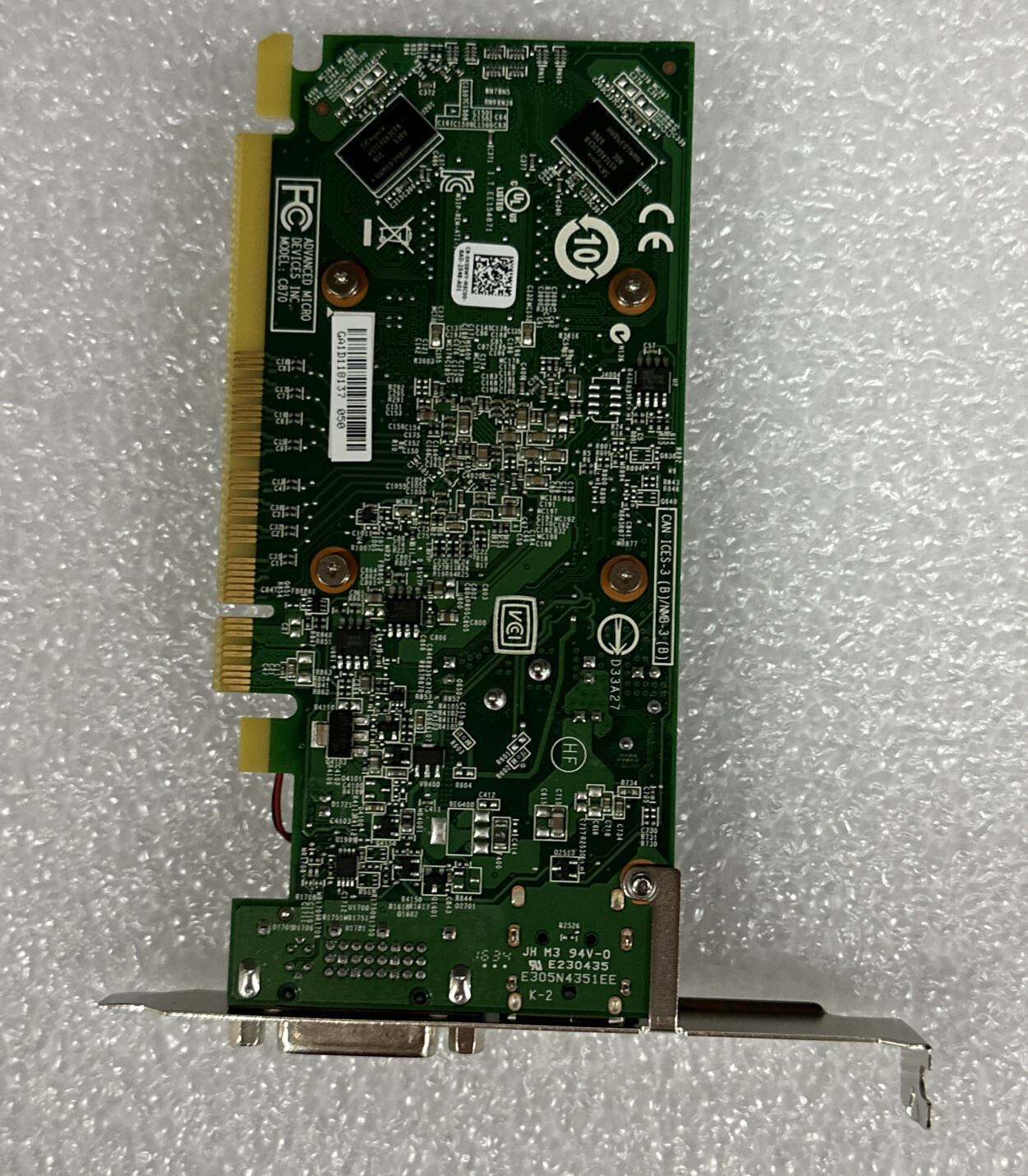 Lot of 5 AMD Radeon 2GB DisplayPort DVI PCIe (0X0CVJ) C870 High Profile ...