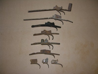 muzzle loader black powder rifle parts lot of trigger assemblies | eBay