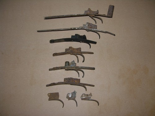 muzzle loader black powder rifle parts lot of trigger assemblies | eBay