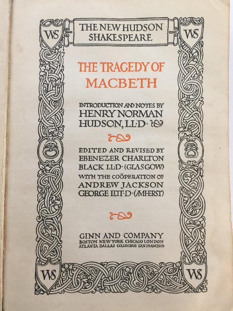 Macbeth Book Original