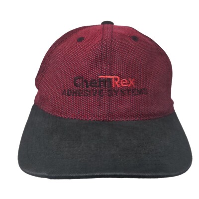 Chemrex Adhesive Systems Slideback Hat Red One Size Embroidered Luna ...
