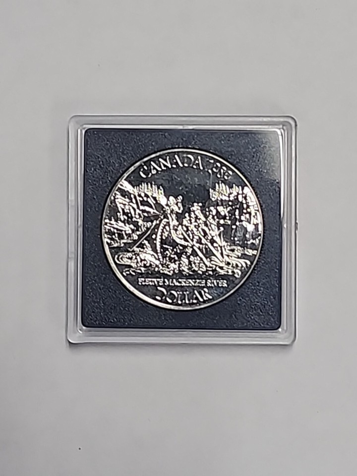 1989 CANADA Fleuve Mackenzie River Silver Proof Dollar Coin | eBay