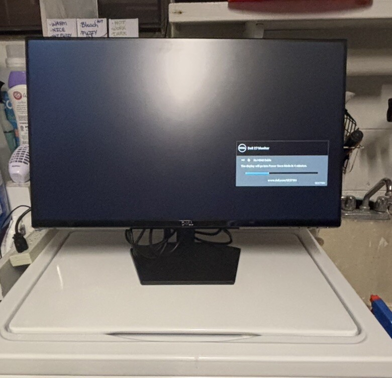 Dell 27” LED Backlit LCD Flat Panel Black Monitor SE2719H Full HD 1080p ...