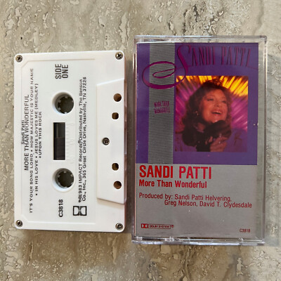 Cassette Sandi Patti More Then Wonderful ©1983 Impact Records (New Case ...