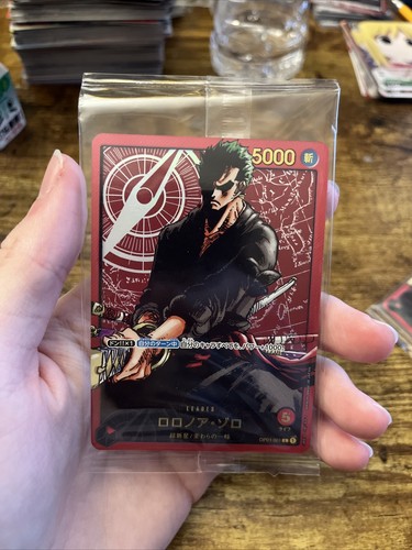 Roronoa Zoro OP01-001 Gold Text Leader Card 2024 LECAFIG ONE PIECE US ...
