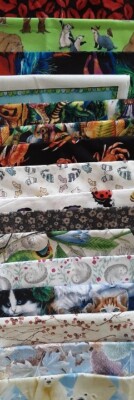 Bundle Lot of 2.85 lb Nature Theme Remnants Animals scenic 43" width ...