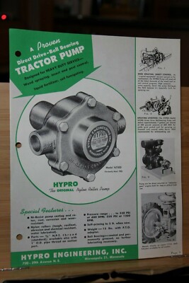 Brochure Hypro Engineering Inc Minneapolis Minnesota MN Hypro Tractor ...