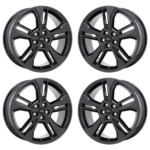 19" FORD FUSION PVD BLACK CHROME WHEELS-C RIMS FACTORY OEM 10123 ...
