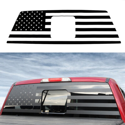 Rear Window Stickers Decal Trim Accessories for 2015+ Ford F150 Black ...