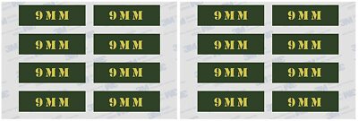 16PCS 9MM Caliber Handgun Ammo Can Vinyl Skin Sticker Decal for ...