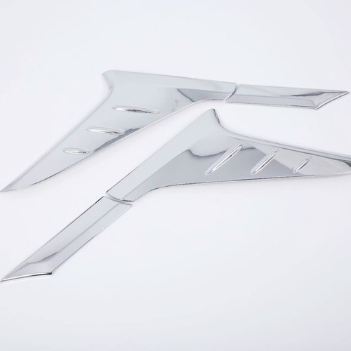 For Hyundai Kona ABS Chrome Rear Window Triangle Cover Trim 4pcs 2017 ...