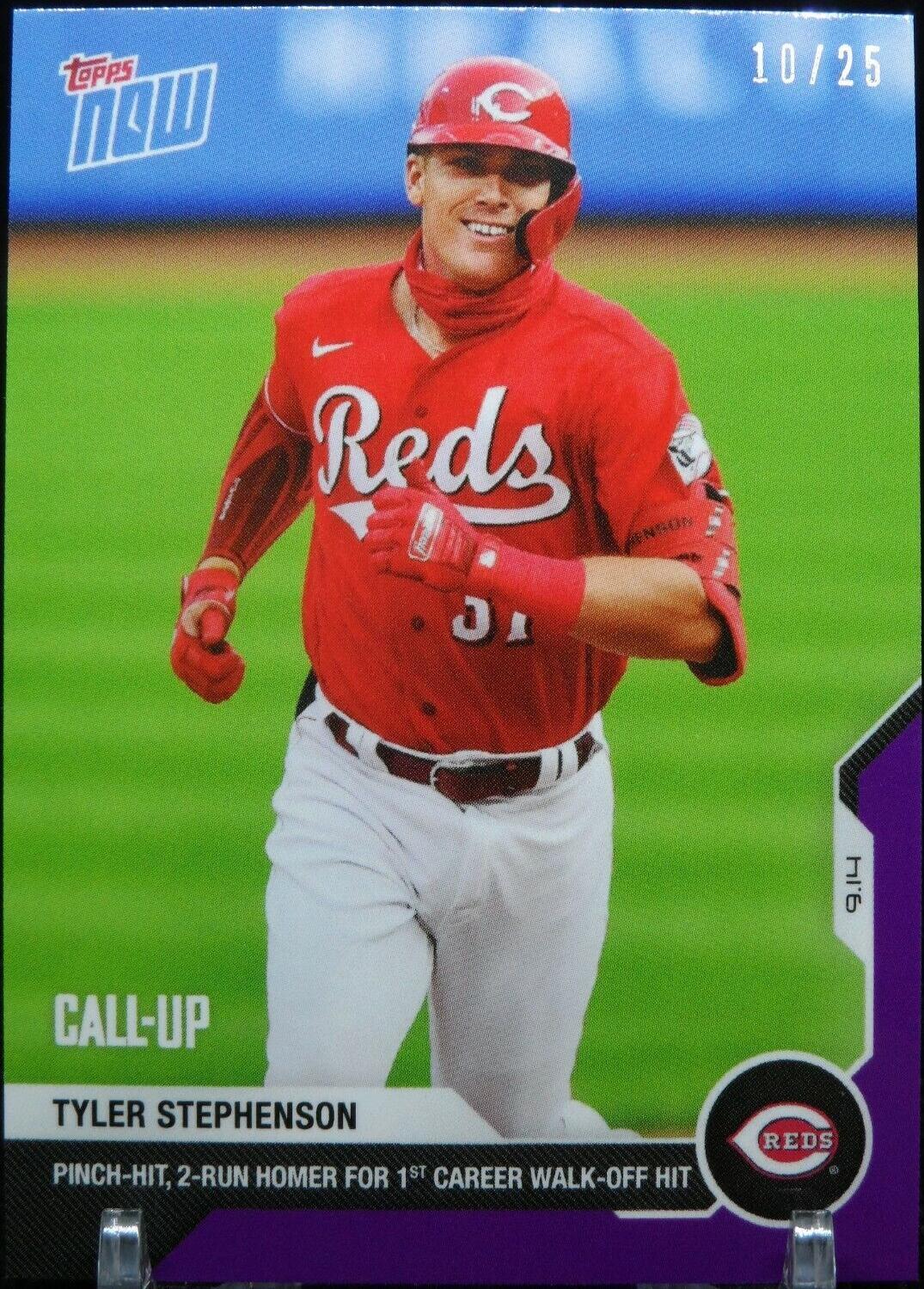 2020 Topps Now - Tyler Stephenson #265 Purple /25 (RC) for sale online | eBay