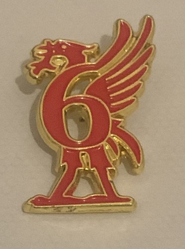 Liverpool FC pin Badge - European Royalty 6 Times Winners / Red | eBay