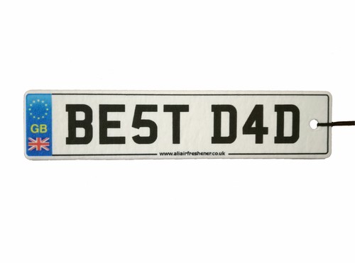 Best Dad License Plate Car Air Freshener | eBay
