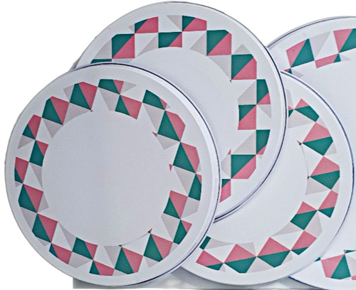 Pink & Blue Tri Kitchen Metal Stove Top Covers Kitchen Cooktop Burner ...