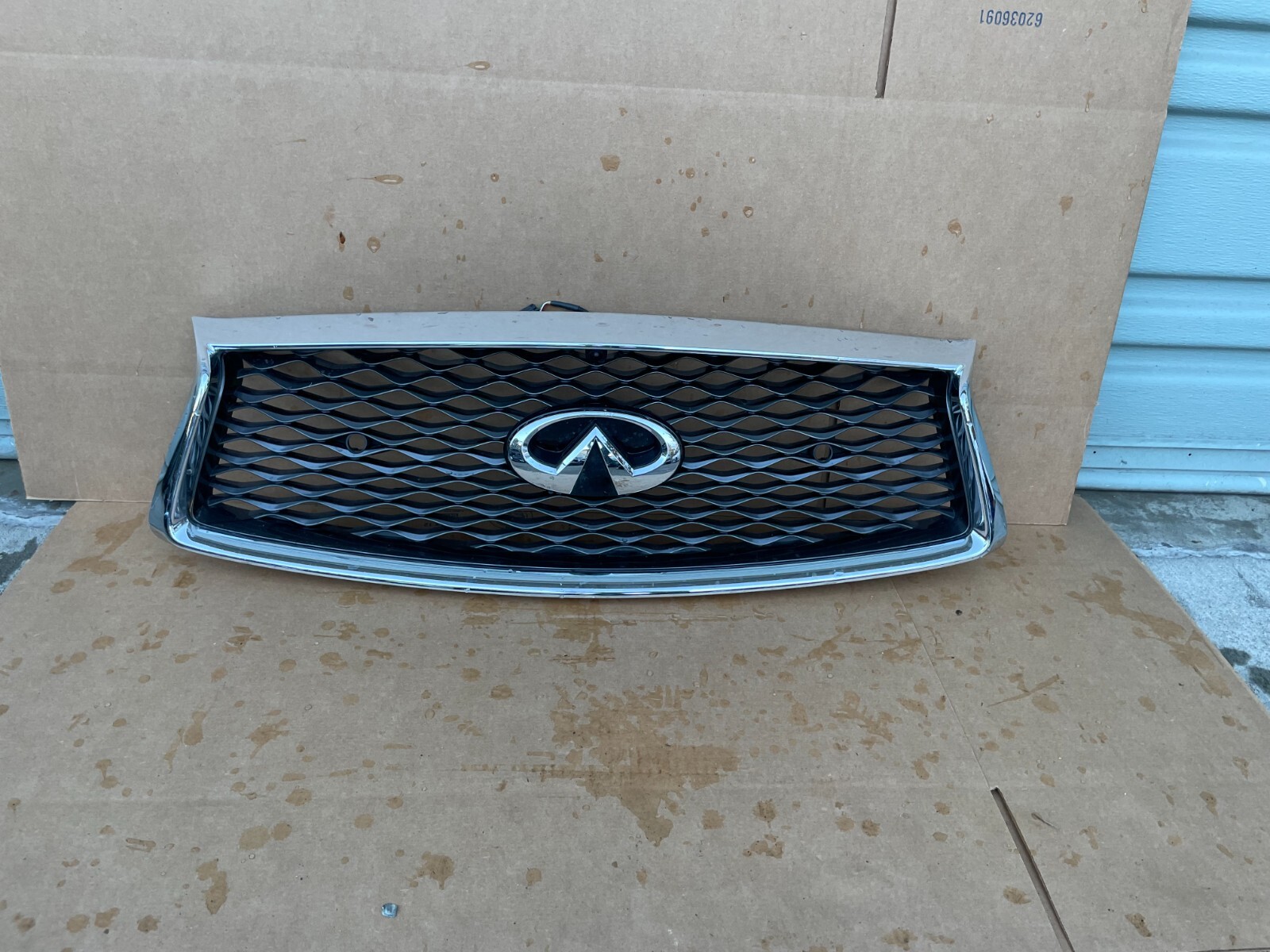 2018 2019 2020 2021 INFINITI Q50 GRILLE CHROME OEM 62310-6HM0C WITH ...