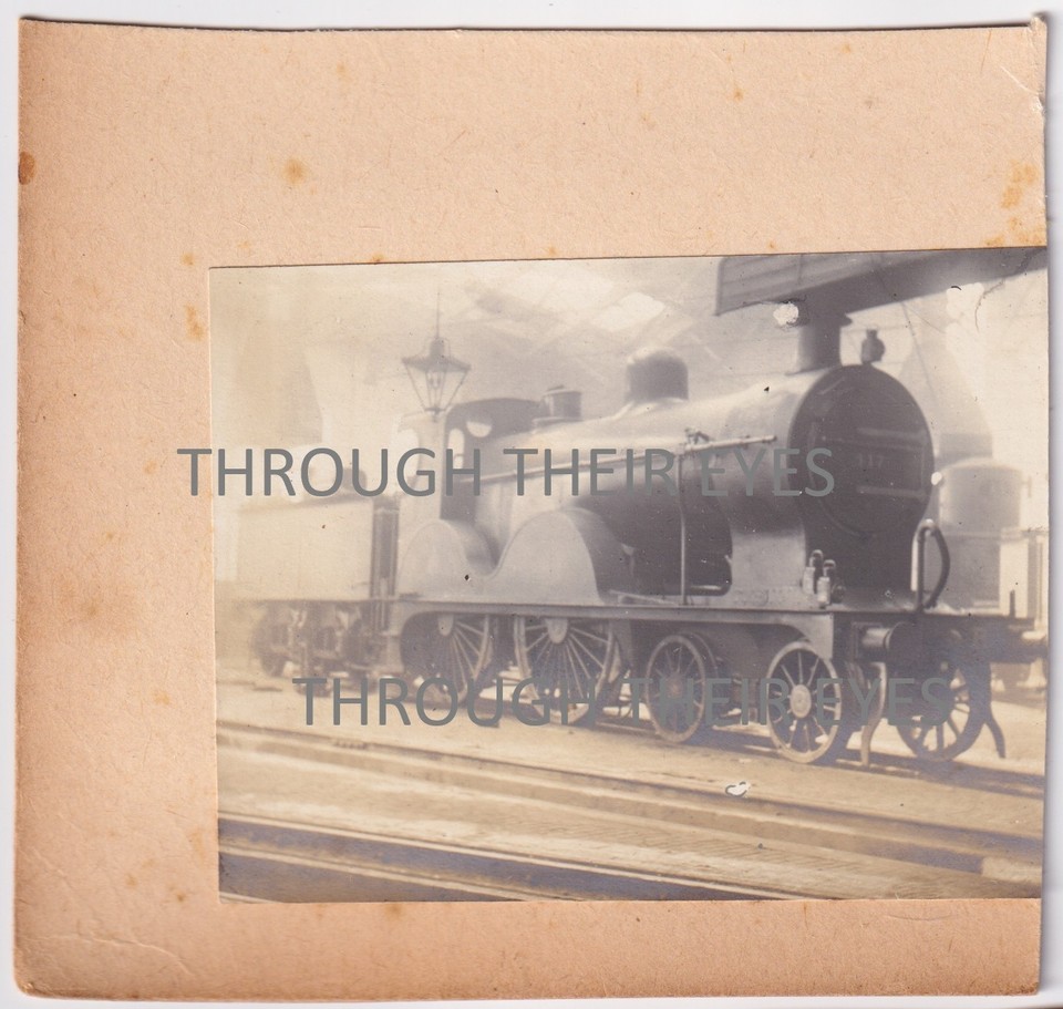 2 Original photos Steam locos from Edwardian album c 1900-1910 . | eBay UK