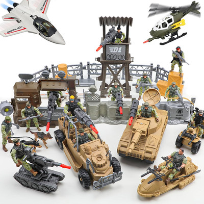 Army Men Action Figures Playset - 70+ PCS Realistic Army Toys ...