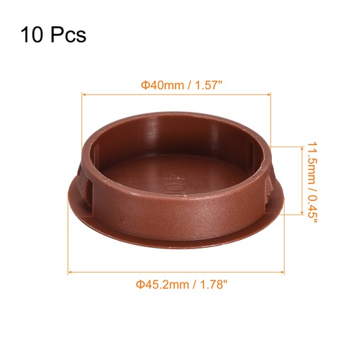 10Pcs 40mm/1.57" Plastic Hole Plugs Panel Flush Type Knockout, Red | eBay