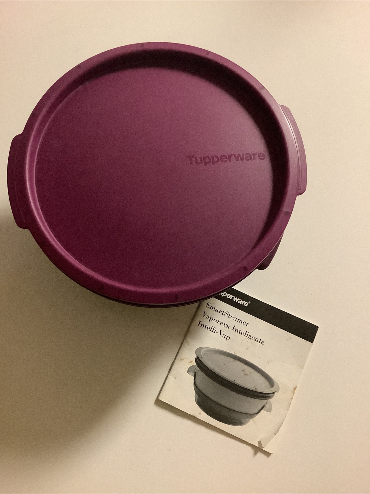 TUPPERWARE Purple SMART STEAMER 4 Pc. Microwave Cooker Set | eBay