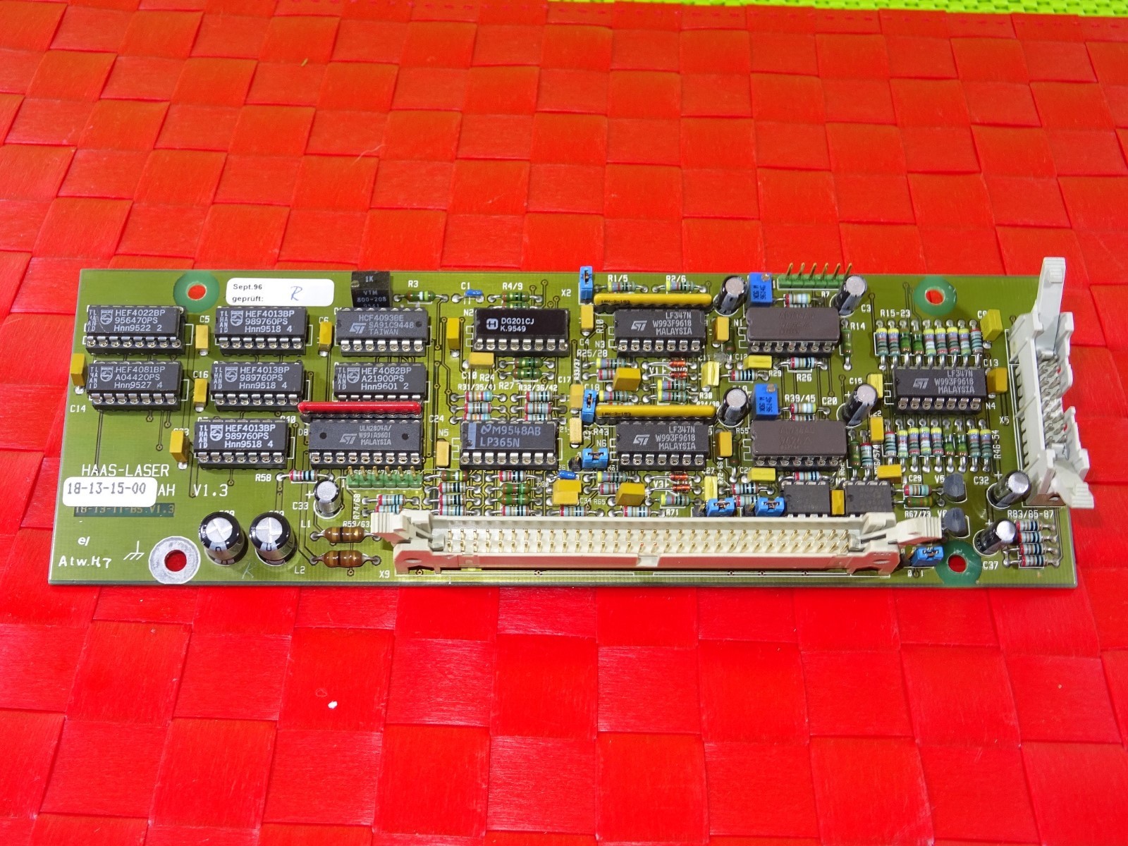 HAAS LASER 18-13-15-00 AH V1.3 _( PCB board for Haas Laser HL 54P ...