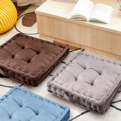 Large Booster Pad Cotton Tufted Chair Thicken Seat Cushion Riser ...
