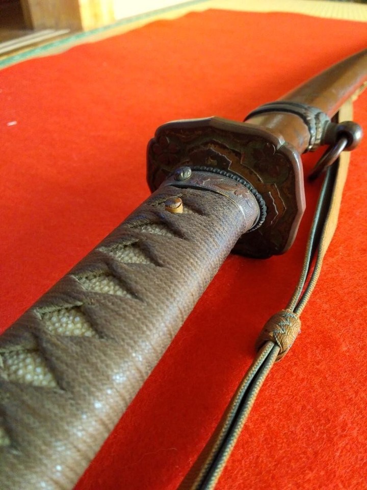 Imperial Japanese Army Military Sword, Bladeless, Total Length 108cm/42 ...