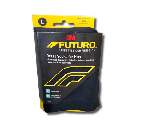 3M FUTURO Men's Dress Firm Compression Socks for Improved Circulation ...