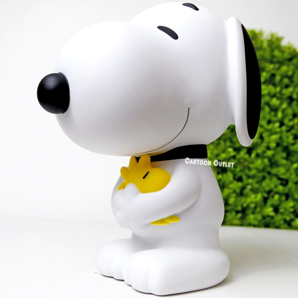 Peanuts Snoopy And Woodstock Piggy Bank Bust Coin Bank 9" Monogram Gift ...