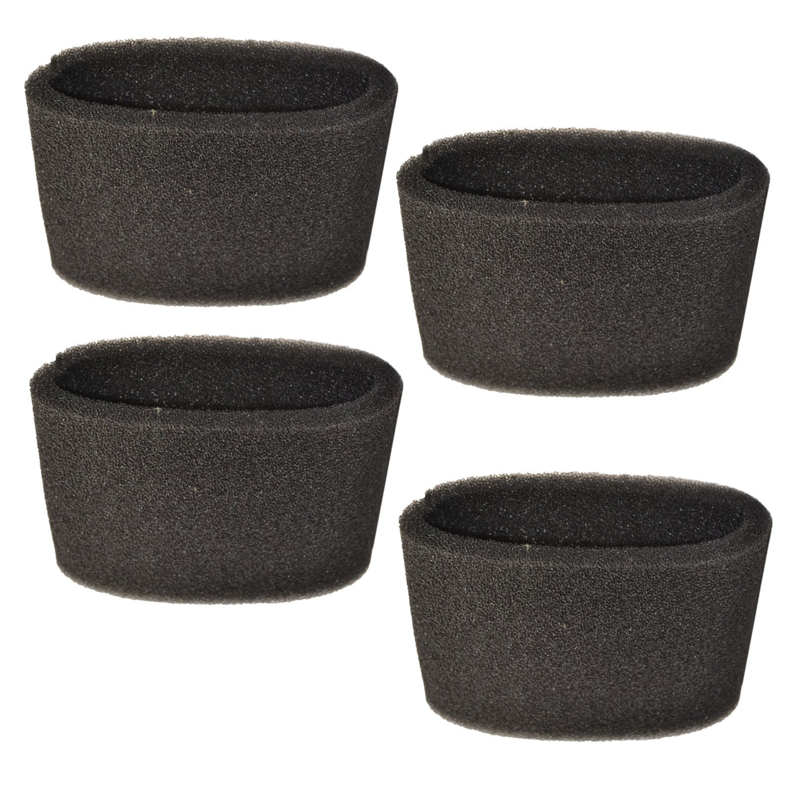 4x HQRP Small Foam Filter Sleeves for Shop-Vac 9052600 / 90526 Type CC ...