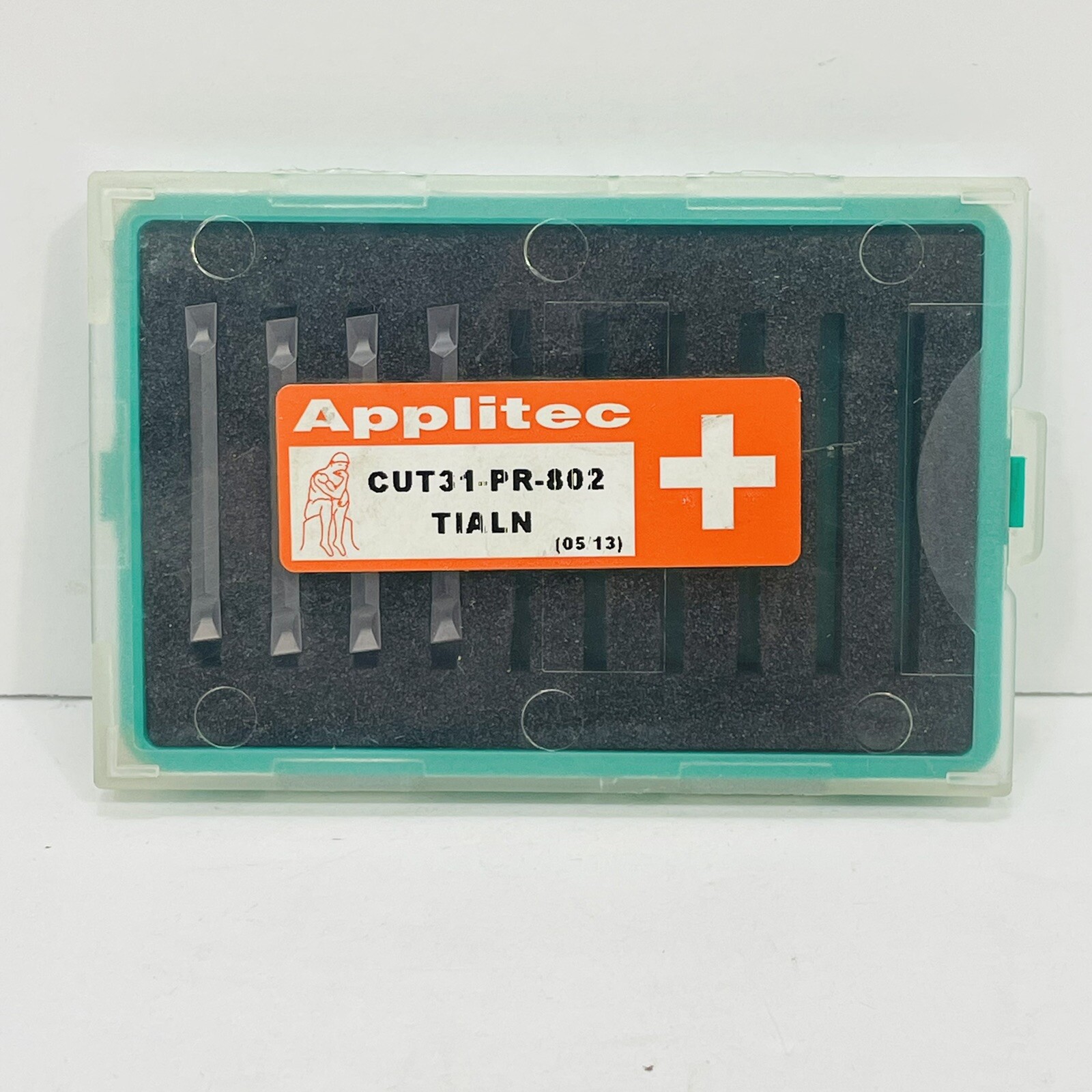 Qty 4 Applitec CUT31-PR-802 TIALN Carbide Cutting Inserts ~New Surplus ...