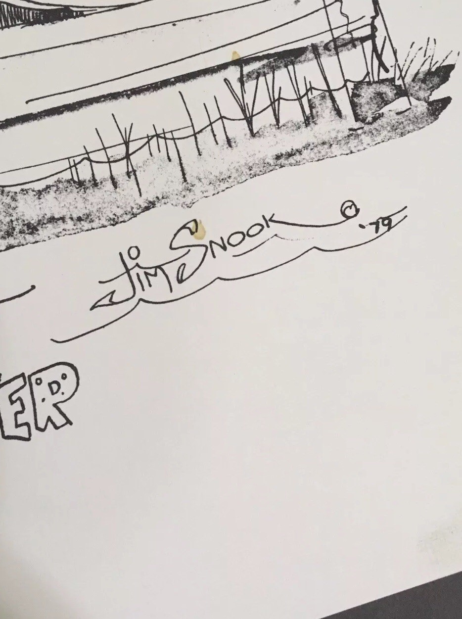 RARE Jim Snook Artist 3 Vintage Cartoon Prints Estate Find 1979 1983 ...