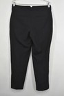 Worthington Women Black Hook & Button Front Zip Fly Pants Stretch Slash ...