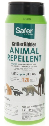 Safer 5926 2 lb Critter Ridder Organic Animal Repellent Granules - Pack ...