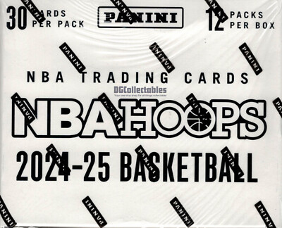 2024-25 PANINI NBA HOOPS BASKETBALL SEALED JUMBO VALUE 12-PACK BOX NEW ...