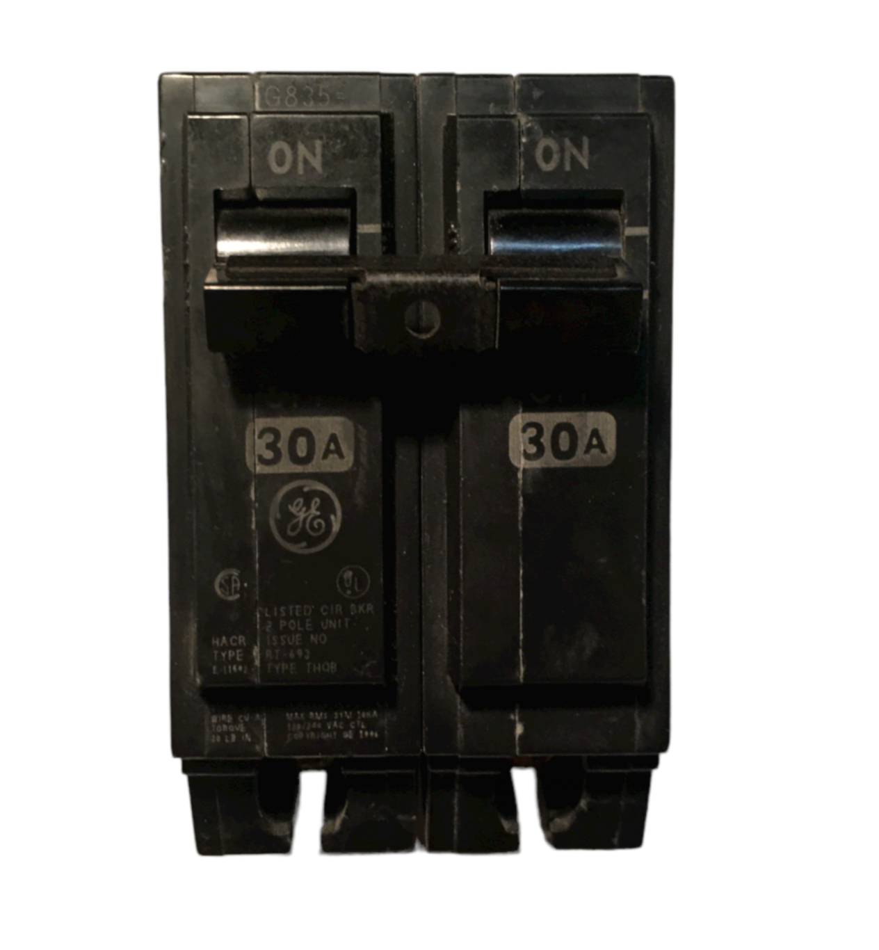 GE THQB2130 2-Pole 20-Amp Bolt-on Circuit Breaker New | eBay