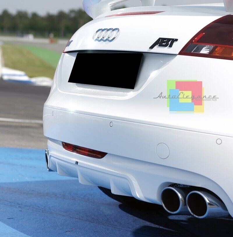 SOTTO PARAURTI POSTERIORE PER AUDI TT 8J DIFFUSORE RSTT | eBay