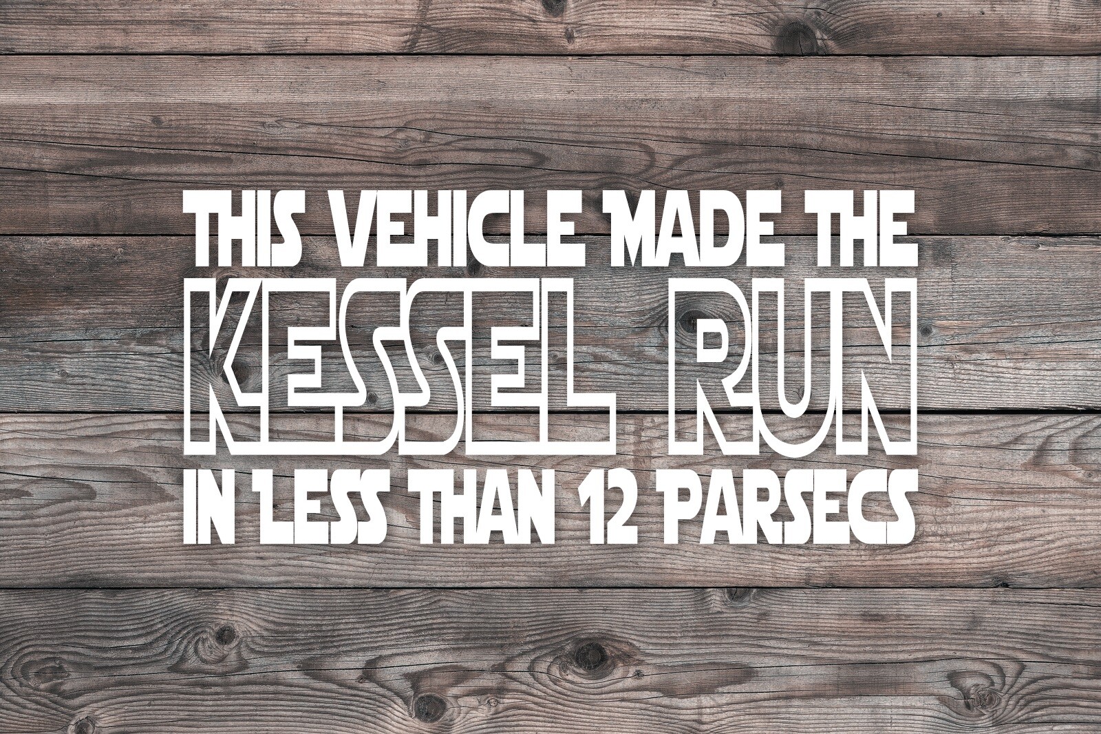 Kessel Run Decal Vinyl Sticker | eBay