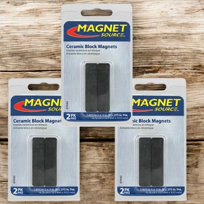 3 Packs MASTER MAGNETIC 7043 CERAMIC BLOCK MAGNETS | eBay