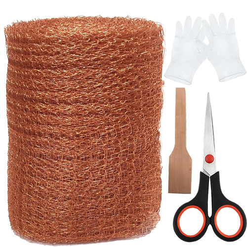 Copper Wool for Rodent Control - Mesh Screen Roll - 5 Inch X 46 Ft ...