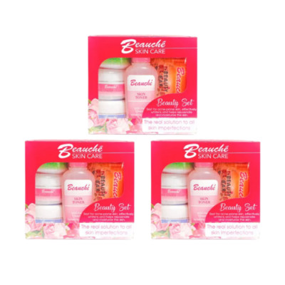 3 Packs Beauche Beauty Set Glowing and Healthy 6 Pieces in a Set | eBay