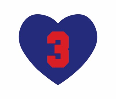 LOVE FOR DAMAR HAMLIN Strong HEART Vinyl Decal Sticker Car/Truck Laptop ...