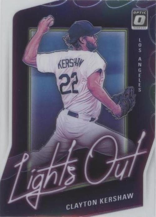 2021 Panini Donruss Optic - Lights Out Clayton Kershaw #LO14 for sale ...