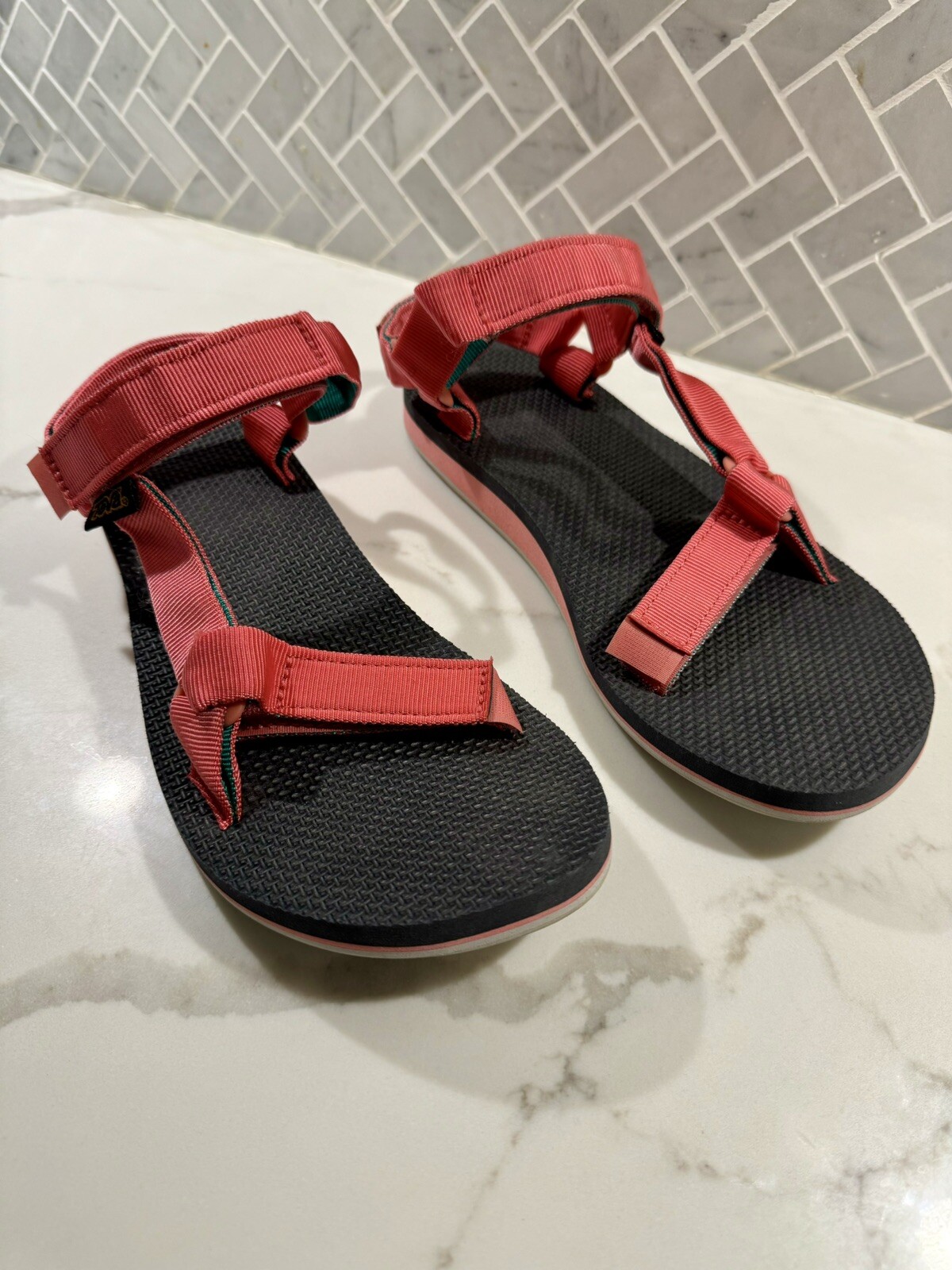 Teva Original Universal Hiking Sandals Black Pink Siz… - Gem