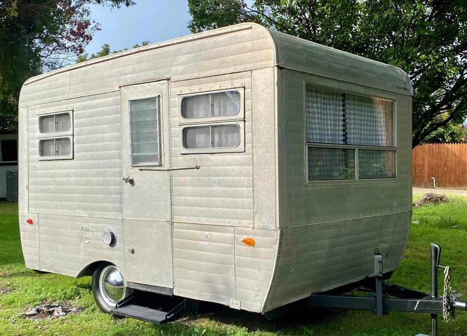 1966 Rolite Deluxe 14 Foot Vintage Travel Trailer Camper RV Retro ...