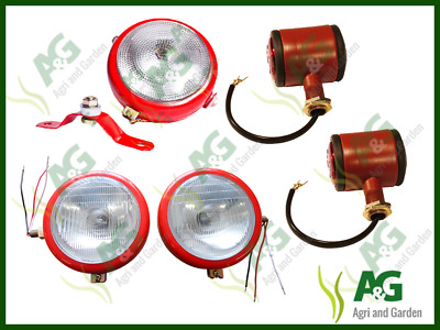 Light Kit for Massey Ferguson 35 65 Head Lamps Side Lamps Plough Lamp ...
