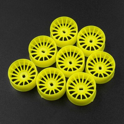 Yeah Racing WL-0168FYW Plastic Wide Rim Set 11mm Yellow For 1/28 AWD ...
